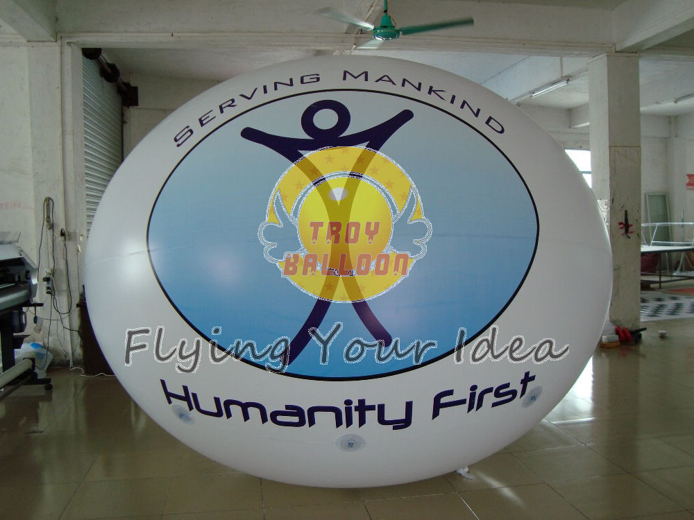 Giant Oval Balloon with Logo Printed for Sporting events, Inflatable ...